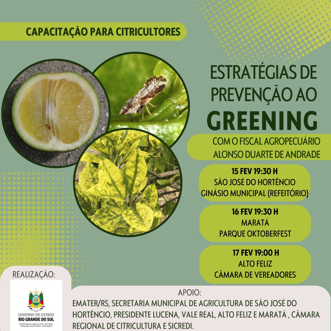 Fiscais agropecuários capacitam citricultores a identificar sintomas do ...